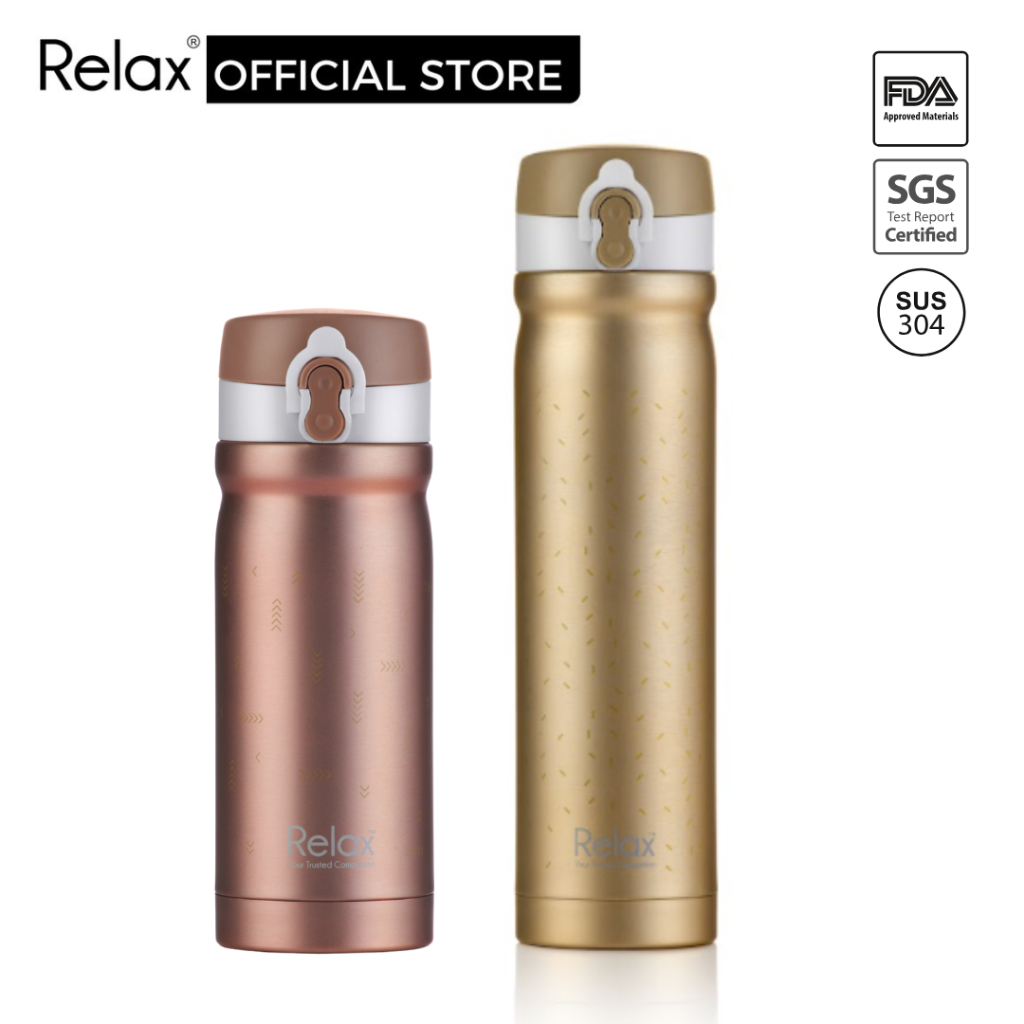 RELAX SUS304 Botol Termos Air Keluli Tahan Karat Stainless Steel ...