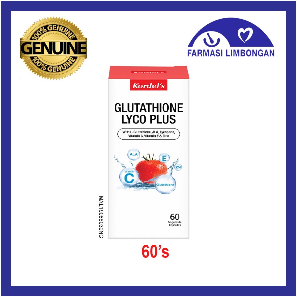 Kordel's Glutathione Lyco Plus Cap 60's | Shopee Malaysia