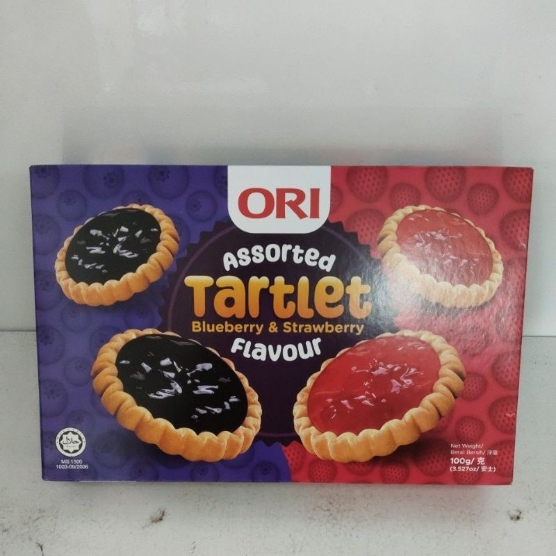 ORI Assorted Tartlet Blueberry & Strawberry Flavour Biscuits -100g ...