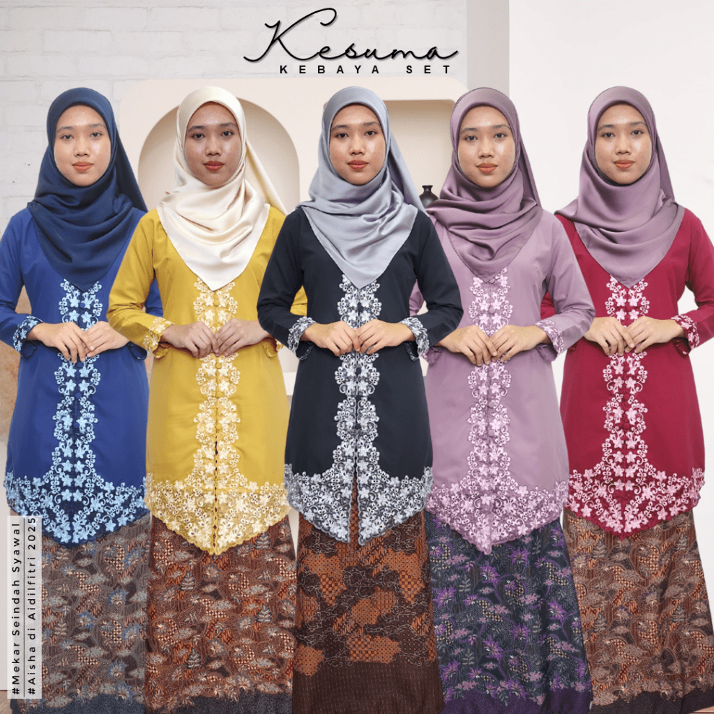 KESUMA KEBAYA LABUH SET BAJU + KAIN BATIK DUYUNG A CUT | Shopee Malaysia