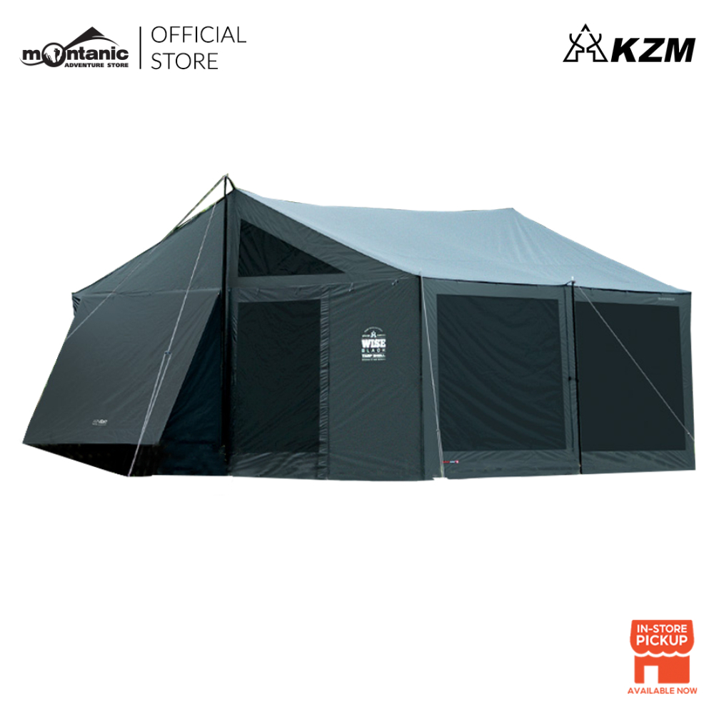 KZM Wise Black Tarp Shell - Portable Camping Tarp Shelter | Shopee Malaysia