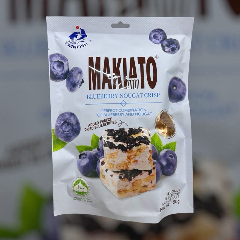 MAKIATO Blueberry Nougat Crisp 150gm | Shopee Malaysia