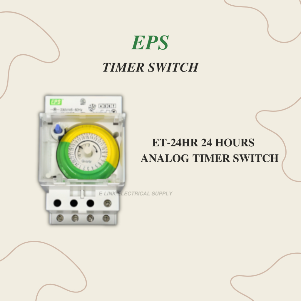 [SIRIM] EPS ET-24HR TIMER SWITCH | Shopee Malaysia