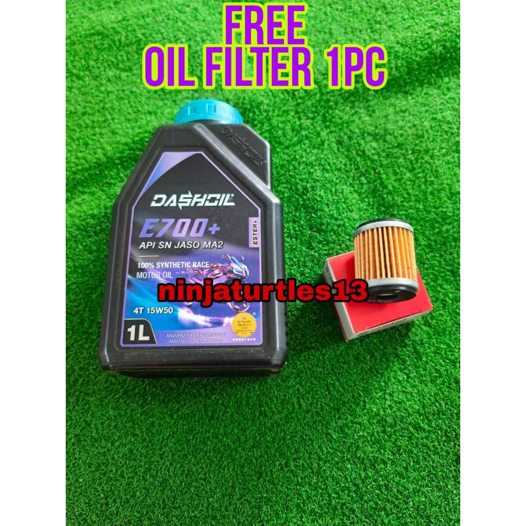DashOil Ester+ E700+ 4T 15w50 1L Fully Synthetic SN Motorcycle Engine ...