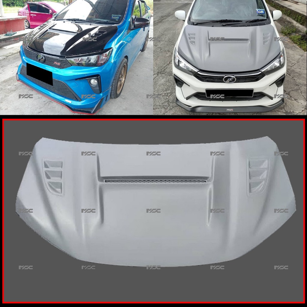 Perodua Bezza 2016-2024 Advance Look Front Bonnet Bonet Material Fiber ...