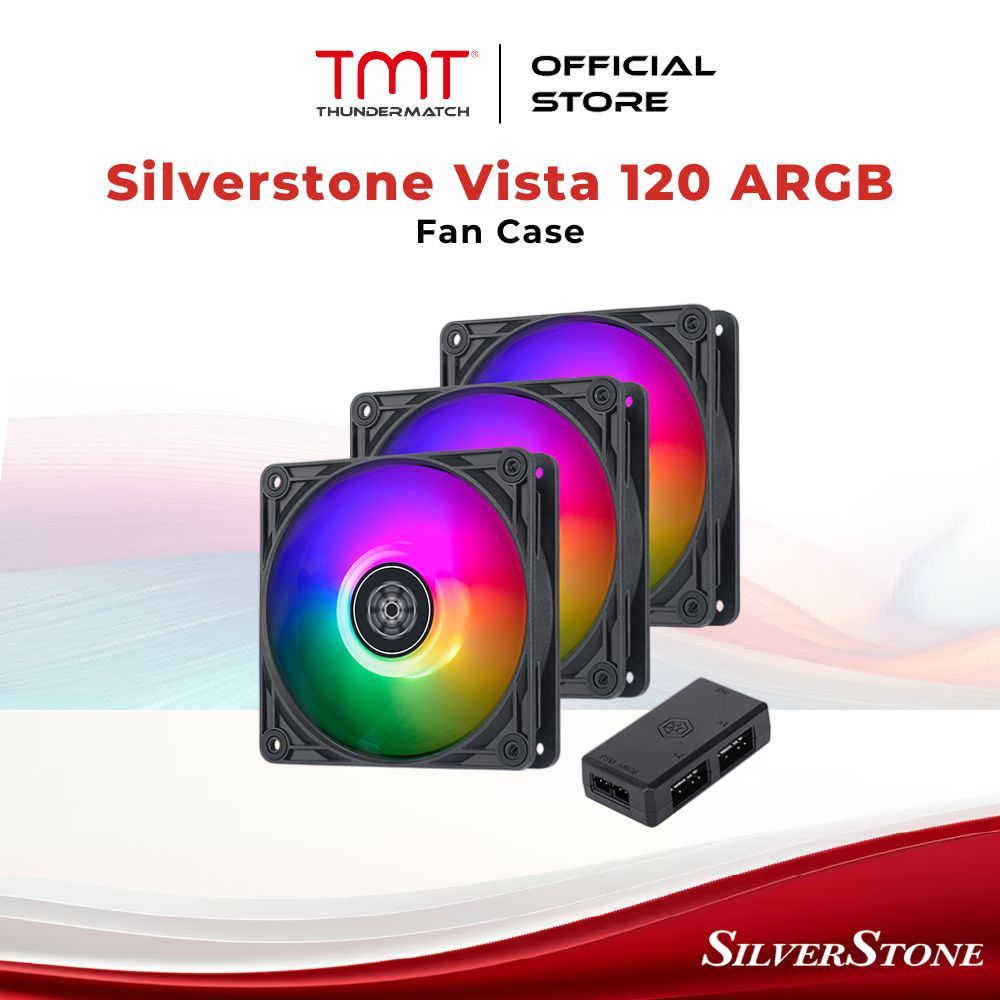 TMT Silverstone Vista 120 ARGB Fan (3 Packs) | Shopee Malaysia