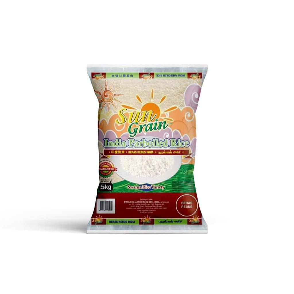 Sun Grain Pulunggal Rice / Sungrian PArboiled Rice 10kg & 5kg | Shopee ...