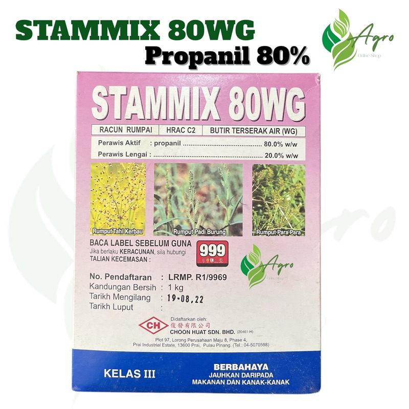 Stammix 80WG 1kg Racun rumpai sama (Leptonil, Lescplo, Stam, skipper ...