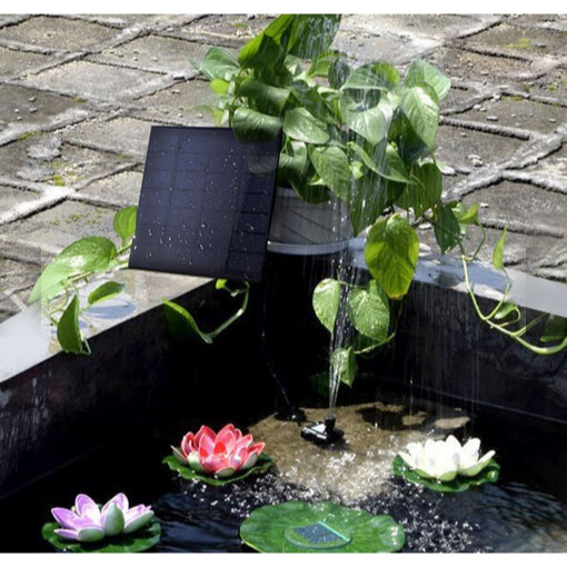 Penyembur Air Pancut Kolam Taman Hiasan Kuasa Solar 1.8 watt / Solar ...