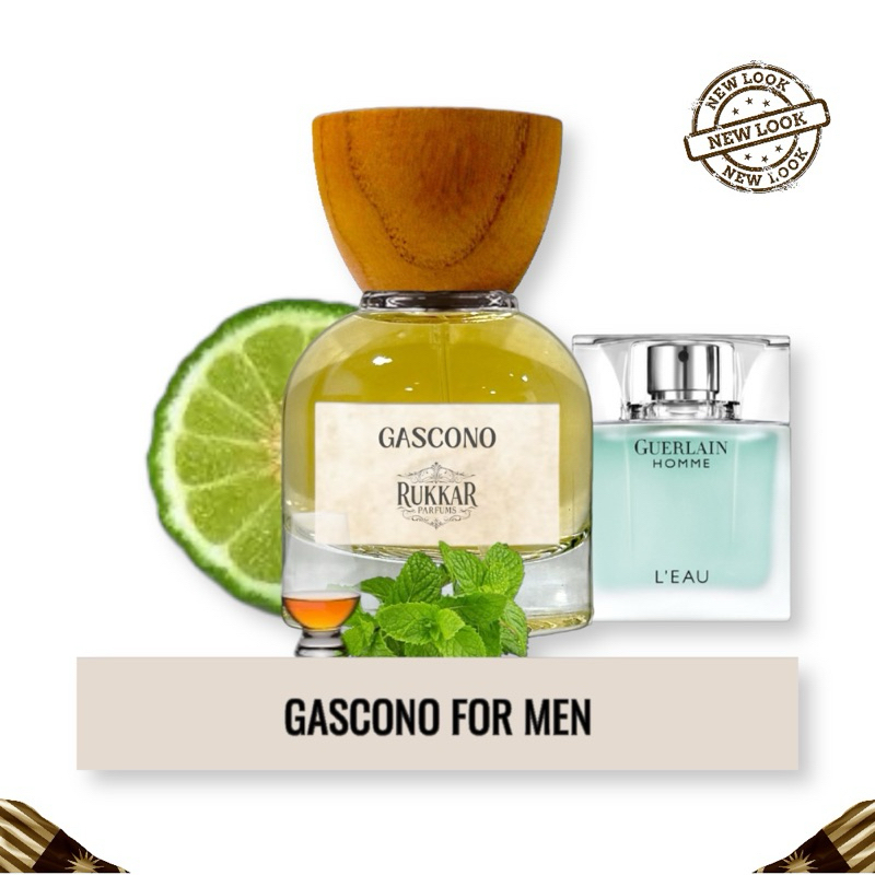 Rukkar Perfume GASCONO - Perfume Lelaki, Aroma Segar, Energi dan Modern ...