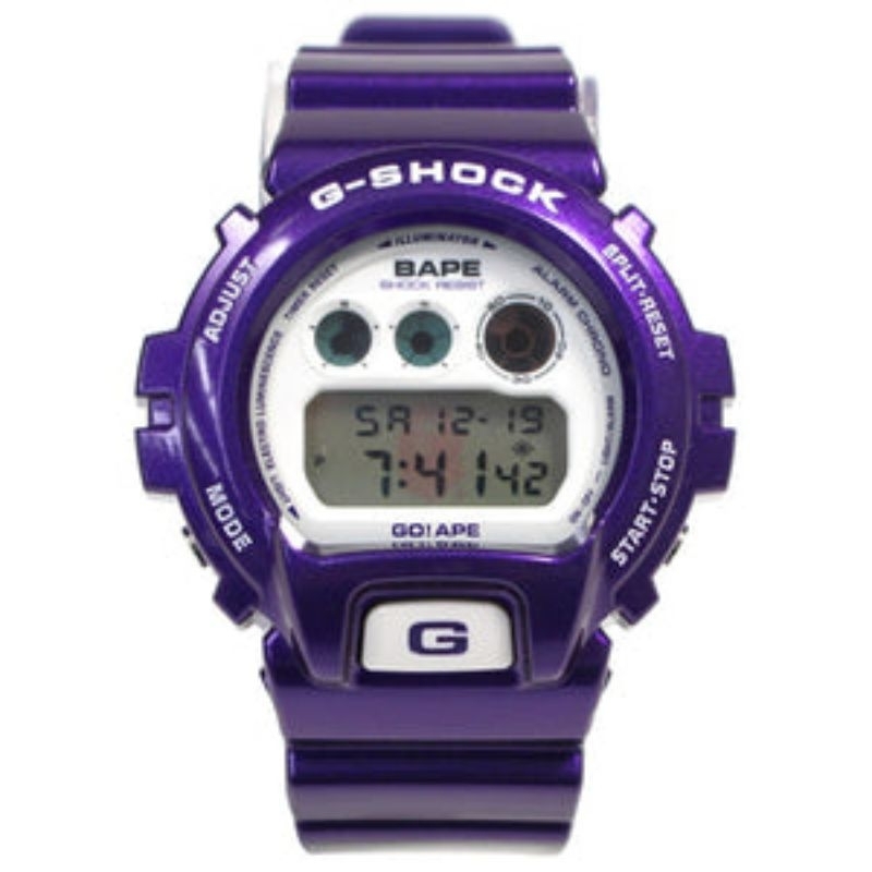 (Mega Sales) 100 % Ori DW6900 Purple bape A Bathing x bape Full Set ...