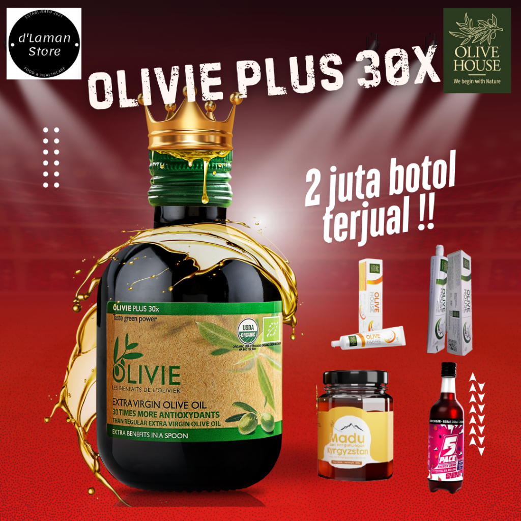 Olivie Plus 30X Pati Minyak Zaitun Extra Virgin Olive Oil dari Olive ...