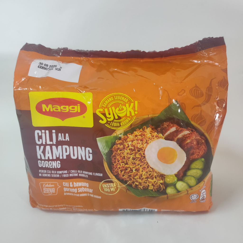 Nestle Maggi Mi Cili Ala Kampung Goreng (5x89g), Expiry: 30/09/2025 ...