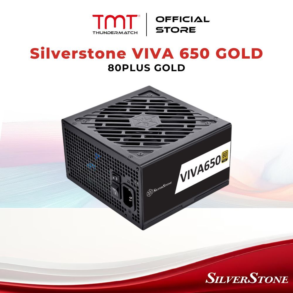 TMT Silverstone VIVA 650 GOLD (650W) 80PLUS GOLD Power Supply | Shopee ...
