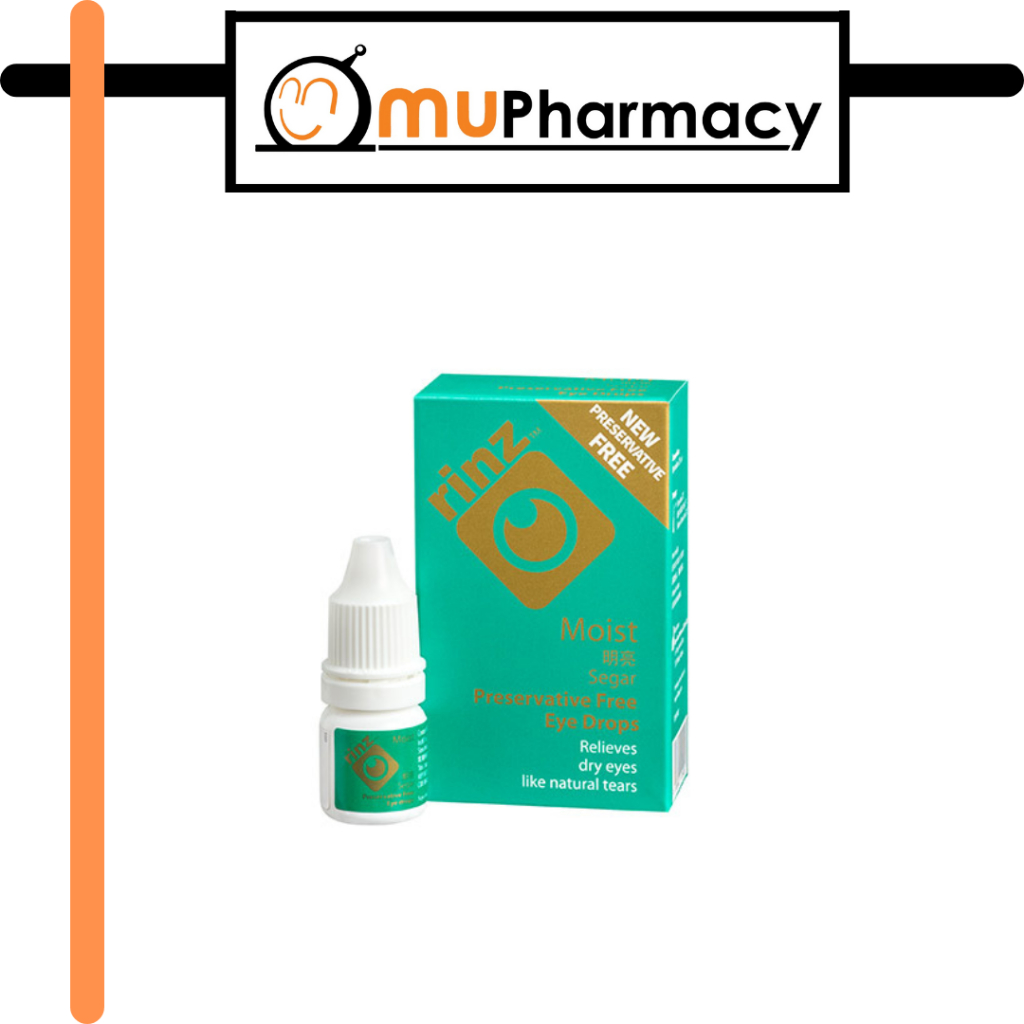 Rinz Moist Eye Drops Preservative Free 5ml | Shopee Malaysia