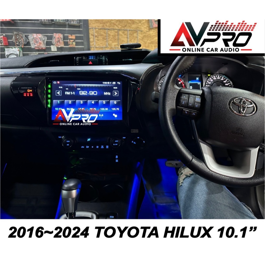 2016~2024 TOYOTA HILUX REVO OEM 10.1" Android WiFi GPS USB MP4 Video ...