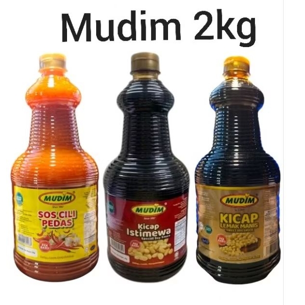 MUDIM Kicap Istimewa | Sos Cili Pedas XXL (2kg) | Shopee Malaysia