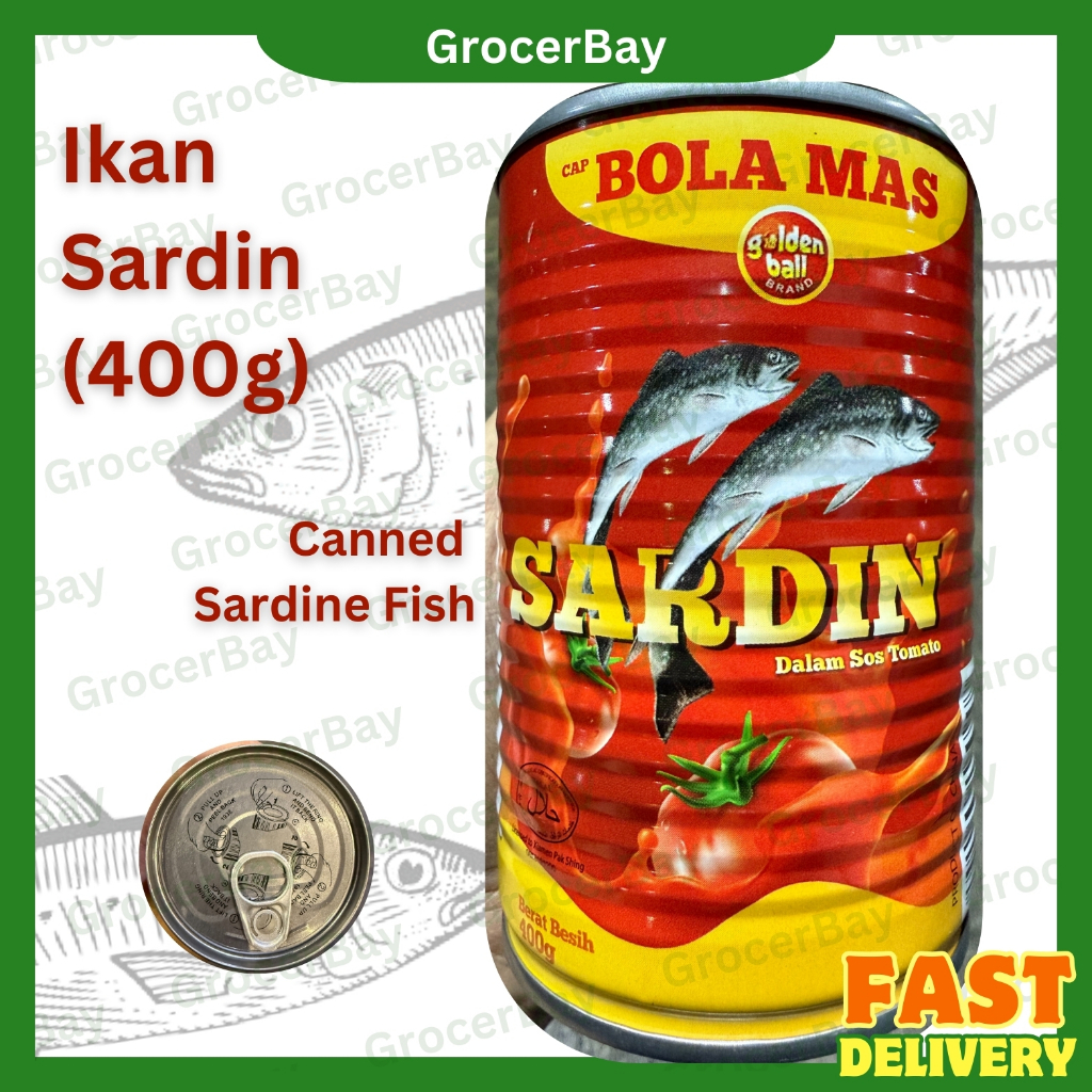 Ikan Sardin | Canned Sardine Fish (400g) | Shopee Malaysia