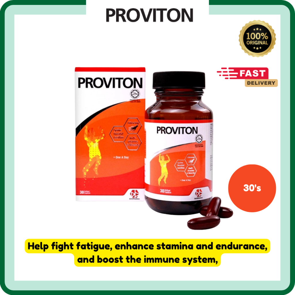 Proviton Multivitamins Capsules (30's) | EXP:10/26 | Health Supplement ...