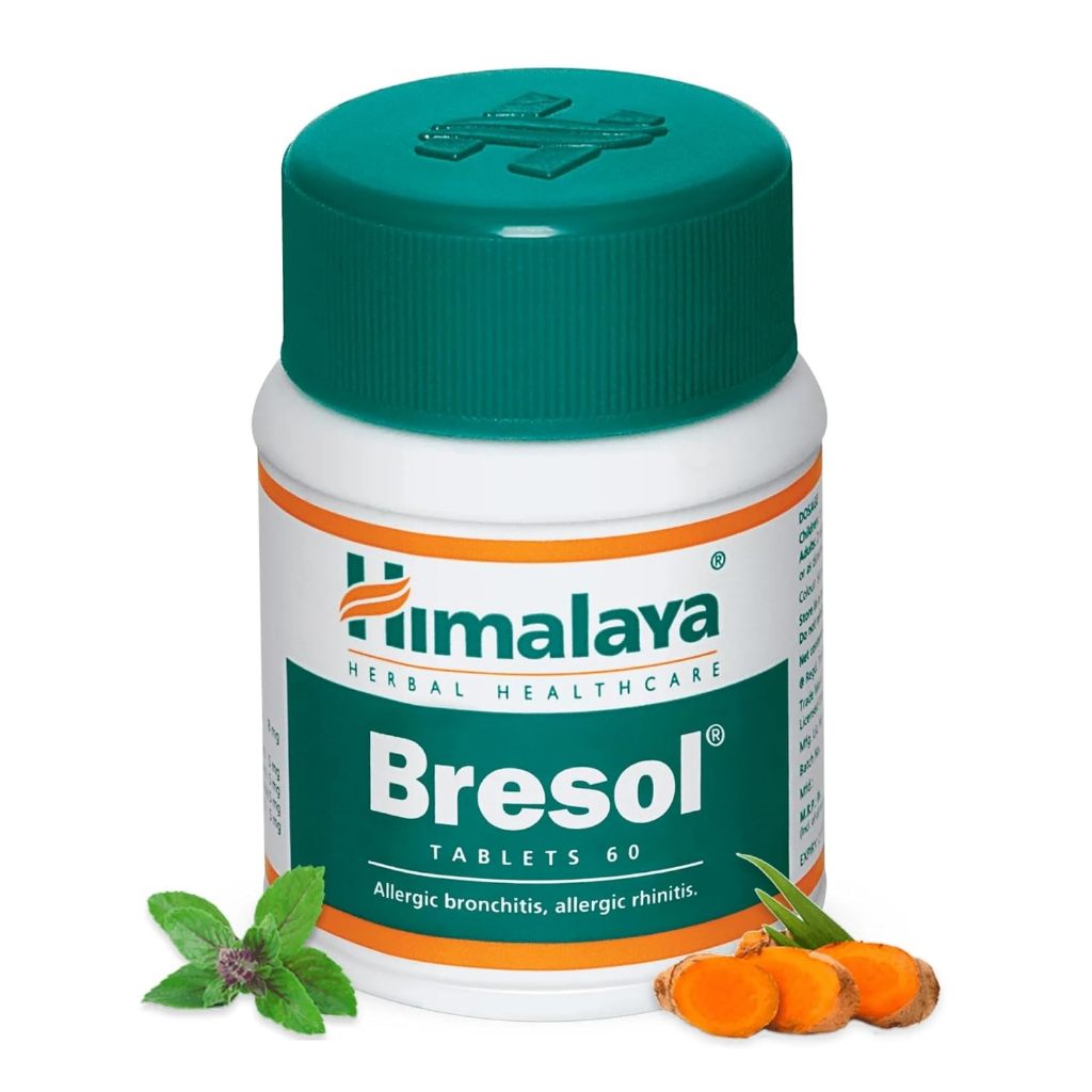 HIMALAYA Bresol Tablets 60 (Allergic bronchitis, Allergic rhinitis ...