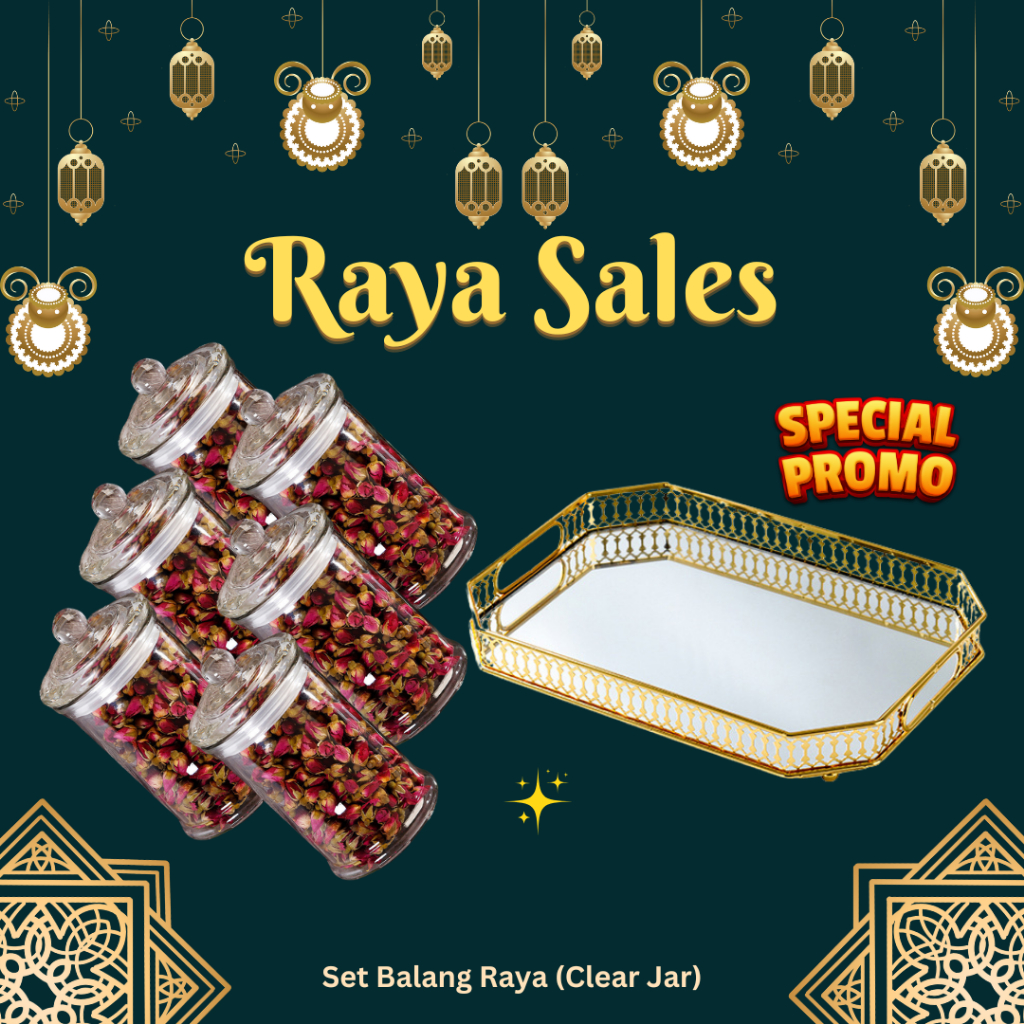🔥READY STOCK🔥Set Balang Raya | Clear Jar 750 ml | with Rectangle/Round ...