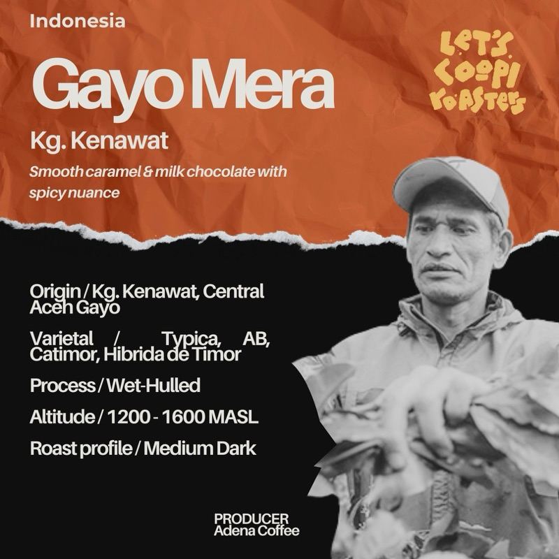 Let’s Coopi Single Origin Coffee Espresso - Adena Gayo Mera Kg. Kenawat | Shopee Malaysia