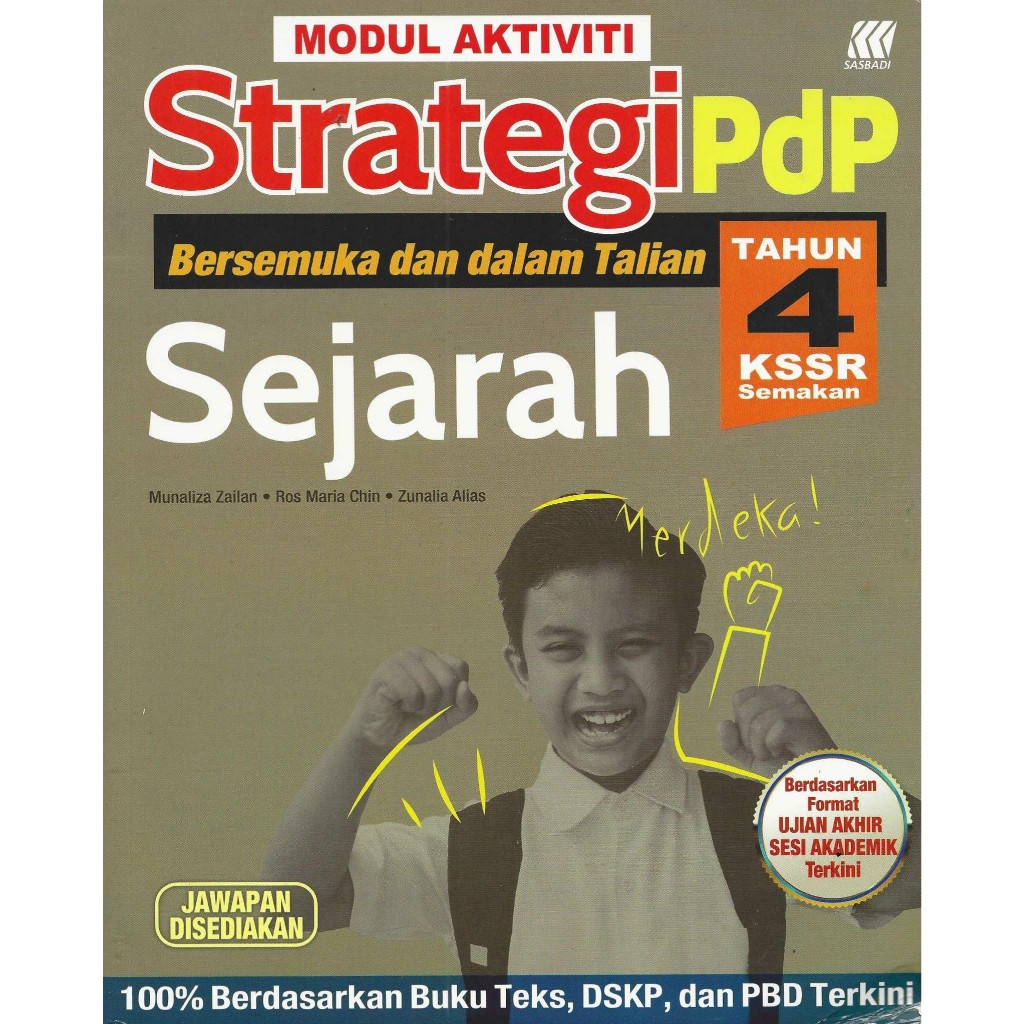 SASBADI MODUL AKTIVITI STRATEGI PDP SEJARAH TAHUN 4 KSSR SEMAKAN - 9789837736184 | Shopee Malaysia