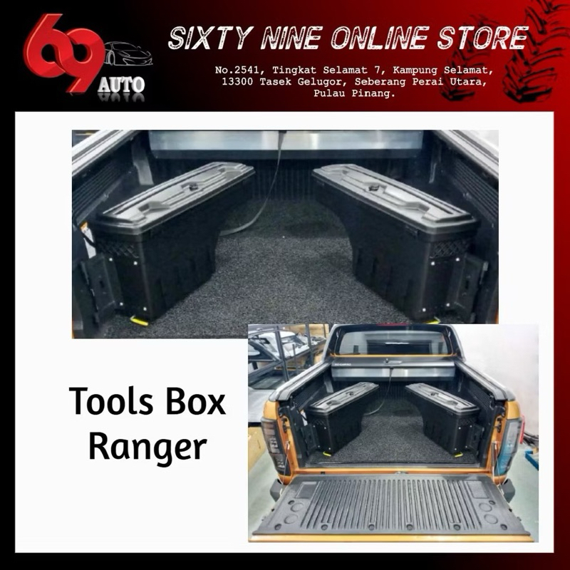 Tools Box/Storage Box for Ford Ranger T6 T7 T8 T9 / Ford Raptor / Mazda ...