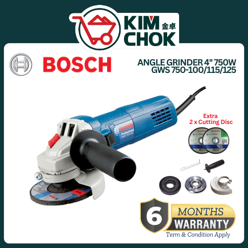 BOSCH Professional Angle Grinder GWS 750-100/115/125 | Heavy Duty ...