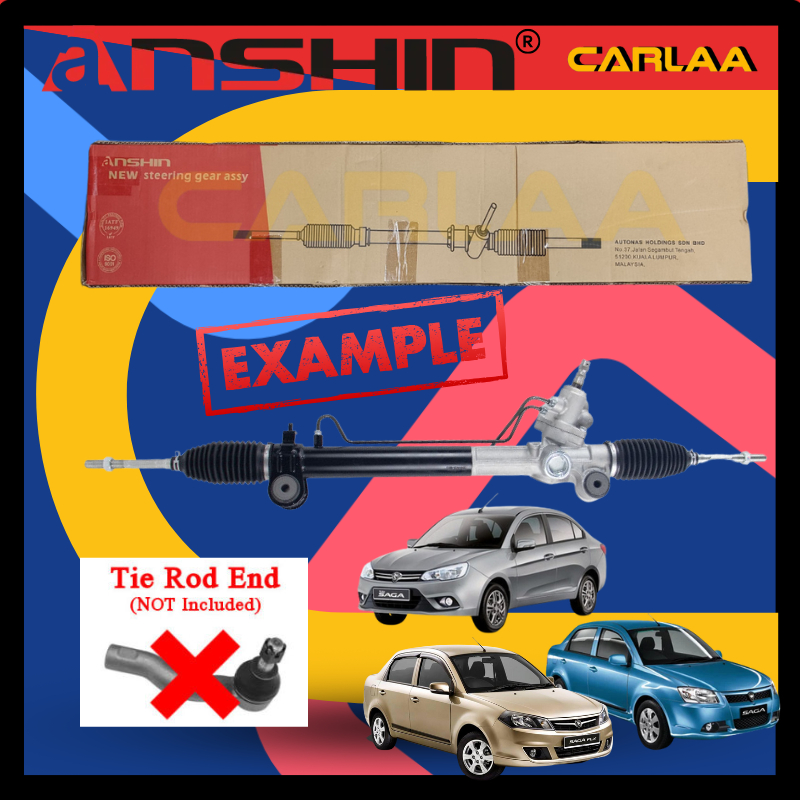 PTN/ BLM FLX VVT Saga VVT 16" STEERING RACK ANSHIN 1 YEAR WARRANTY ...