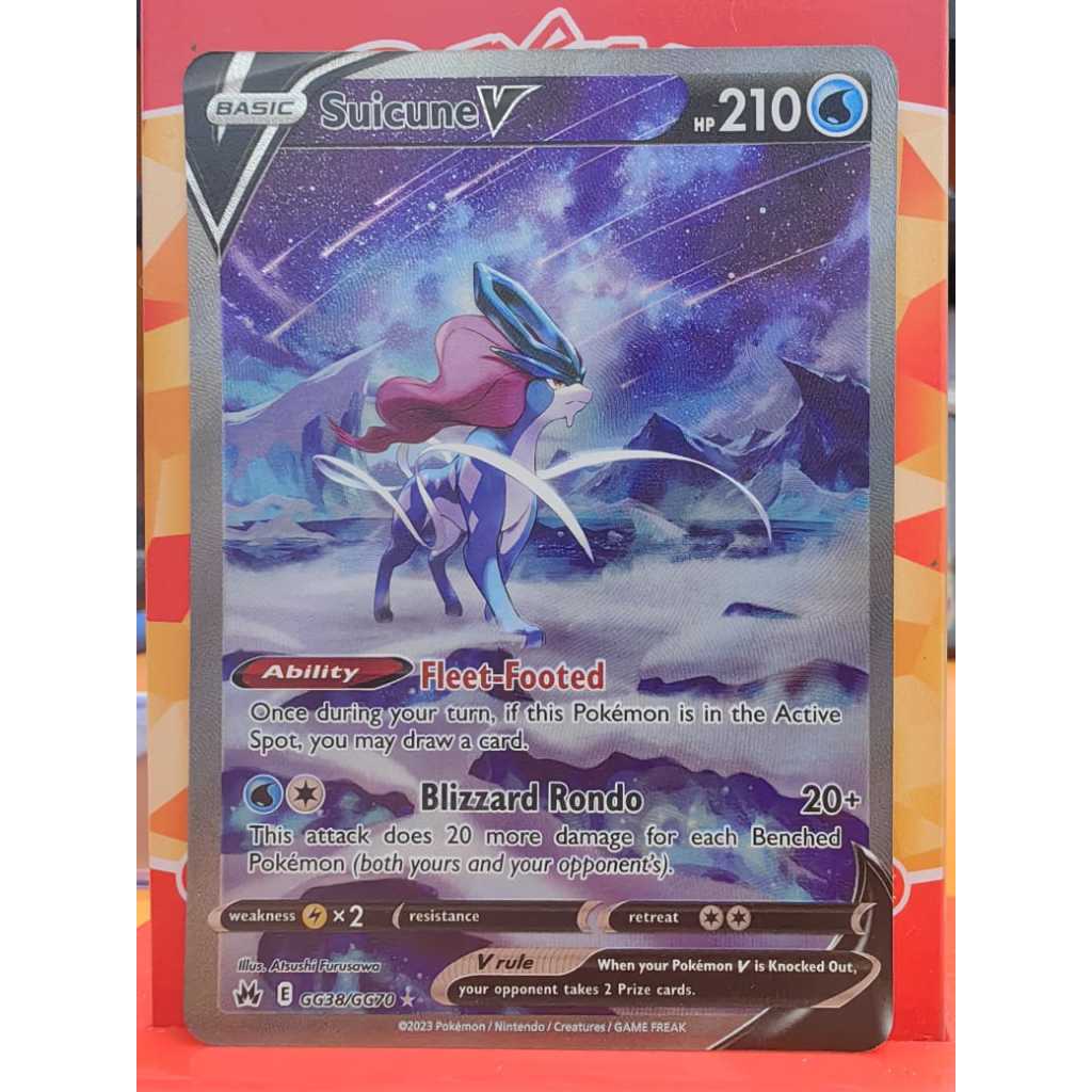 Suicune V - Crown Zenith: Galarian Gallery (CRZ:GG) | Shopee Malaysia