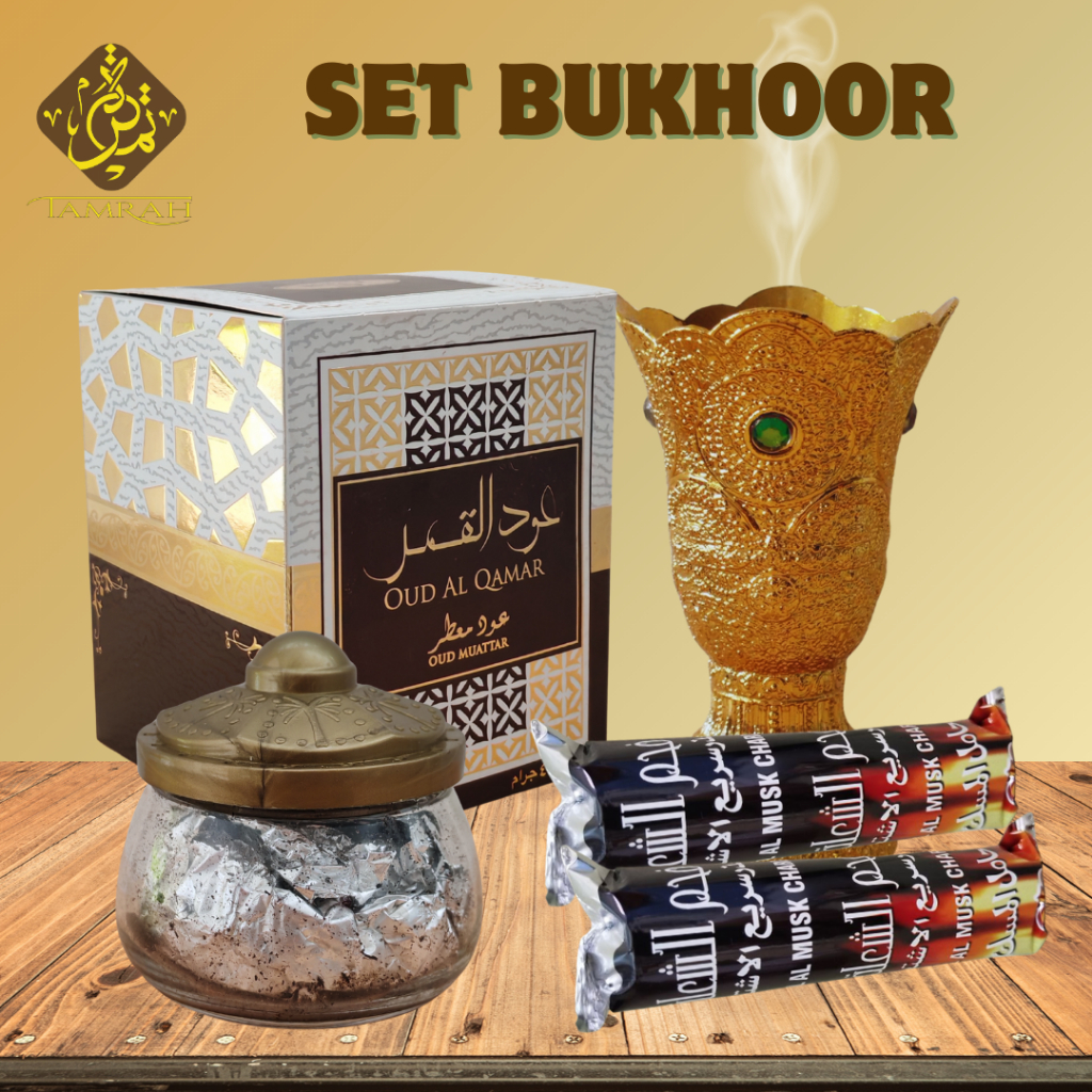 Set Bukhoor / 1 set Bukhoor Burner / 1 Pack Bukhoor Oud Al Qamar 40g ...