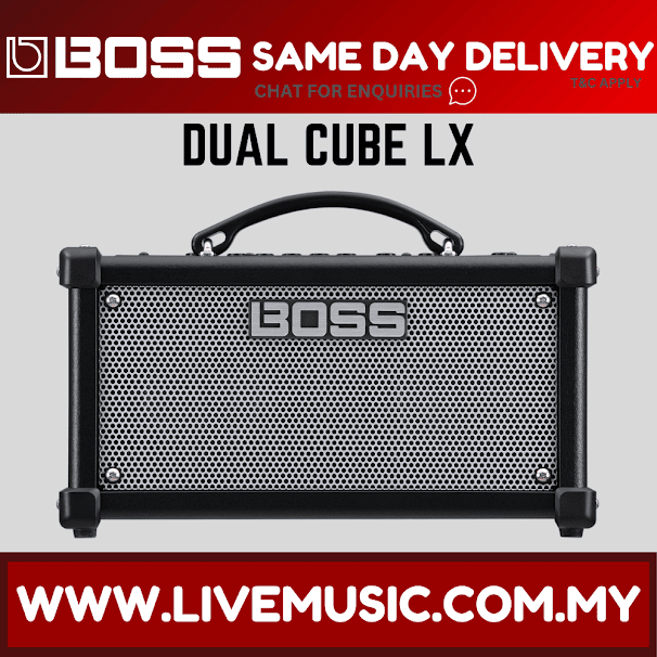 Boss Dual Cube LX 2 x 4-inch 10-watt Portable Combo Amp ( D CUBE LX ...