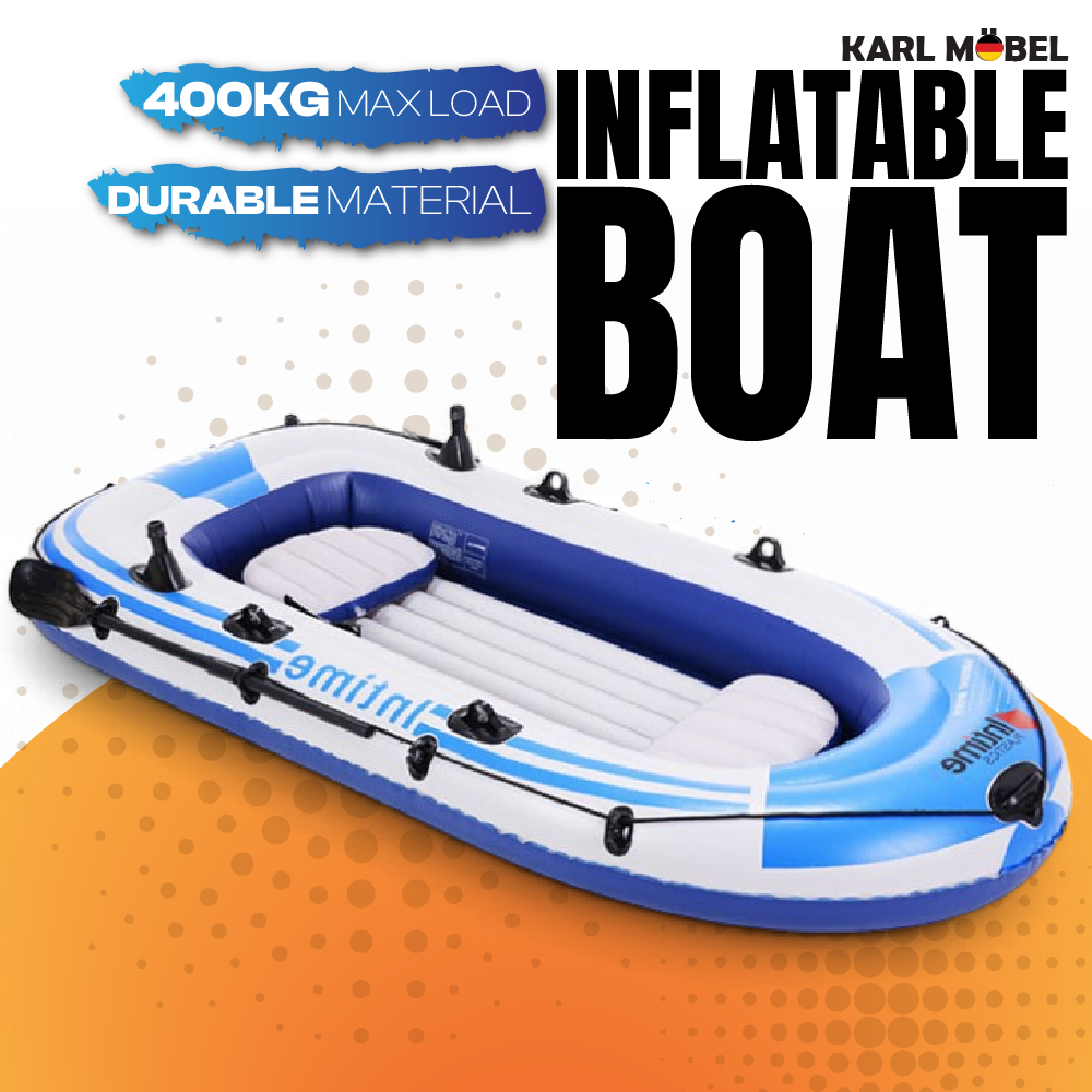 Inflatable Boat kayak fishing boat Intex 2 3 4 person bot angin kayak ...