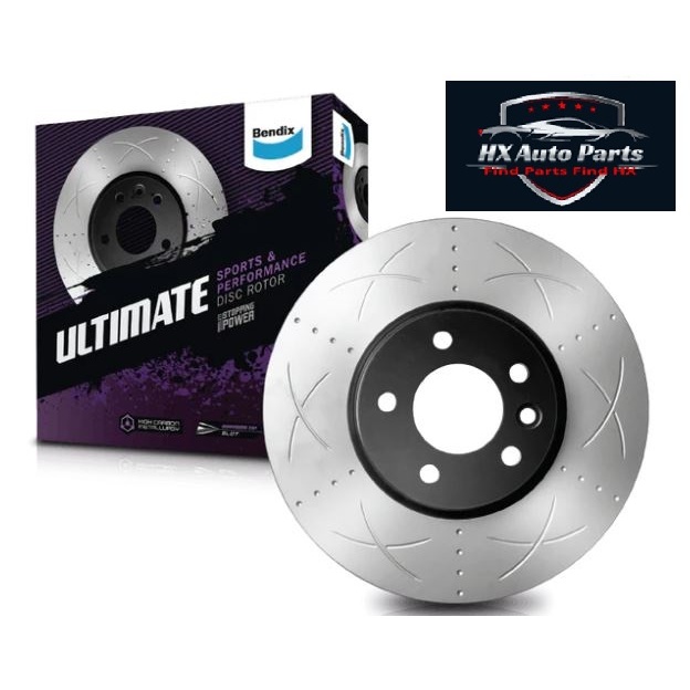 GENUINE BENDIX ULTIMATE DISC ROTOR FOR FRONT [BR2504]~ HONDA CITY SEL ...