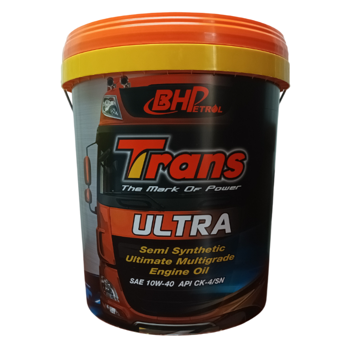 DIESEL ENGINE OIL - BHPetrol TRANS ULTRA SEMI 10W-40【18L】(READY STOCK ...
