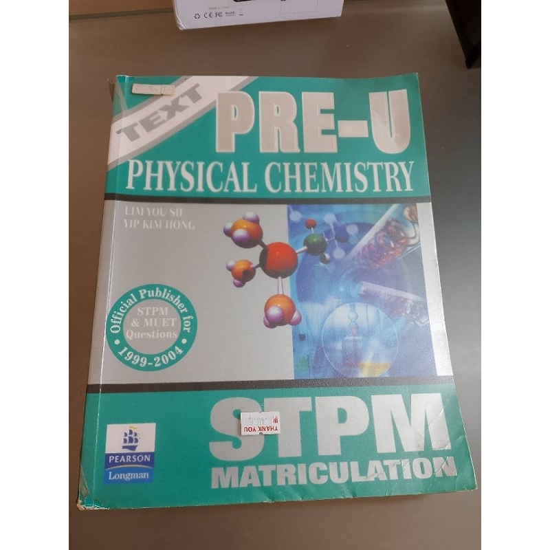 MATRICULATION PHYSICAL CHEMISTRY REFERENCE BOOK | Shopee Malaysia