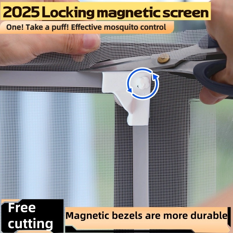 (Full set) can cut magnetic mosquito net window DIY anti-insect screen ...