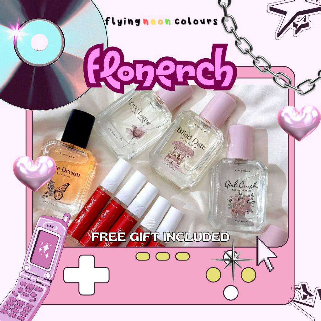 (FREE GIFTS 🎁) FLONERCH LOVE LETTER GIRL CRUSH AFTER SHOWER BLIND DATE ...