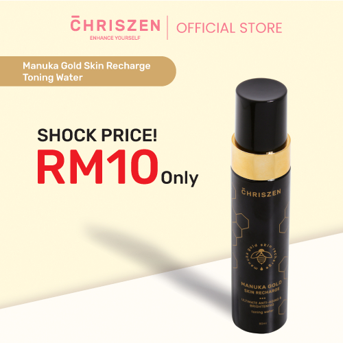 [CLEARANCE SALES] Chriszen Manuka Gold Skin Recharge Toning Water ...