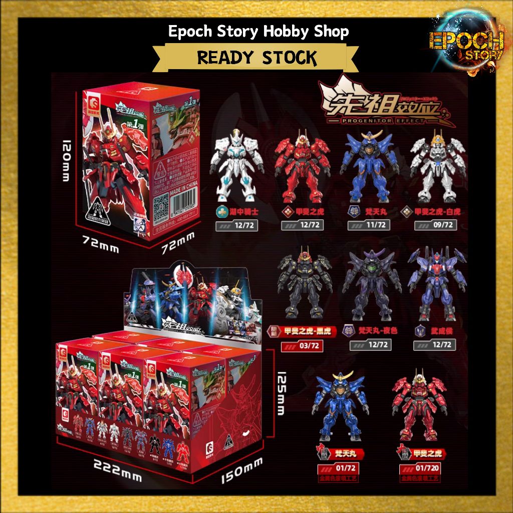 Moshow × SEMBO BLOCK Progenitor Effect Blind Box 2nd | Shopee Malaysia