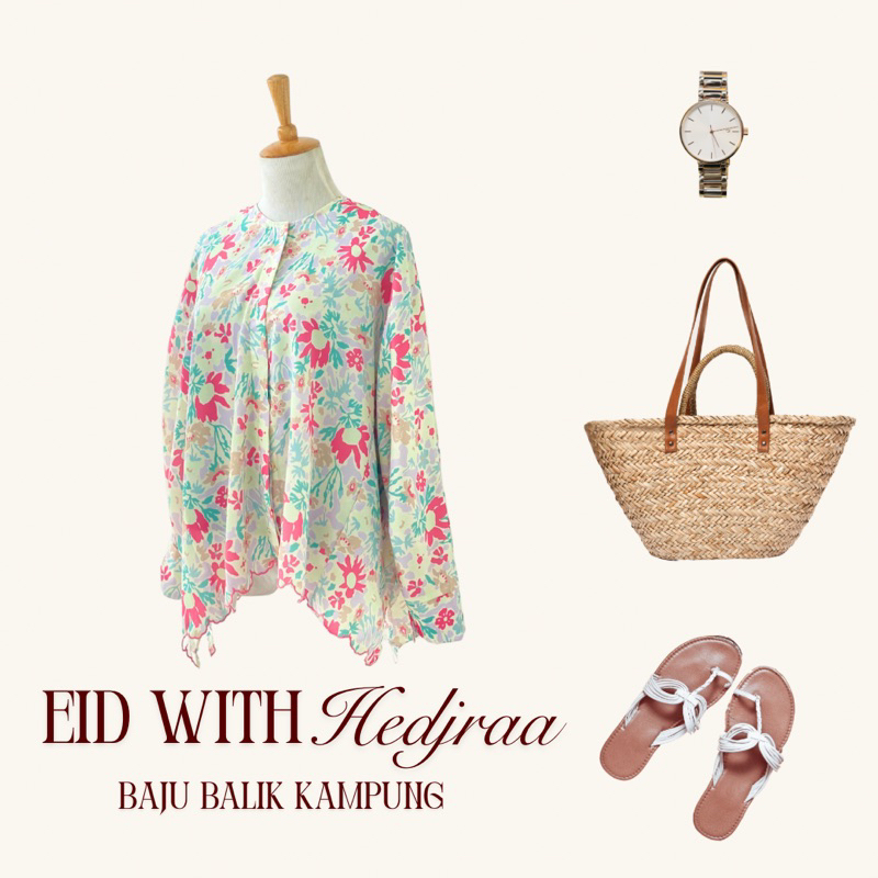 Eid With Hedjraa - Baju Bunga | Shopee Malaysia