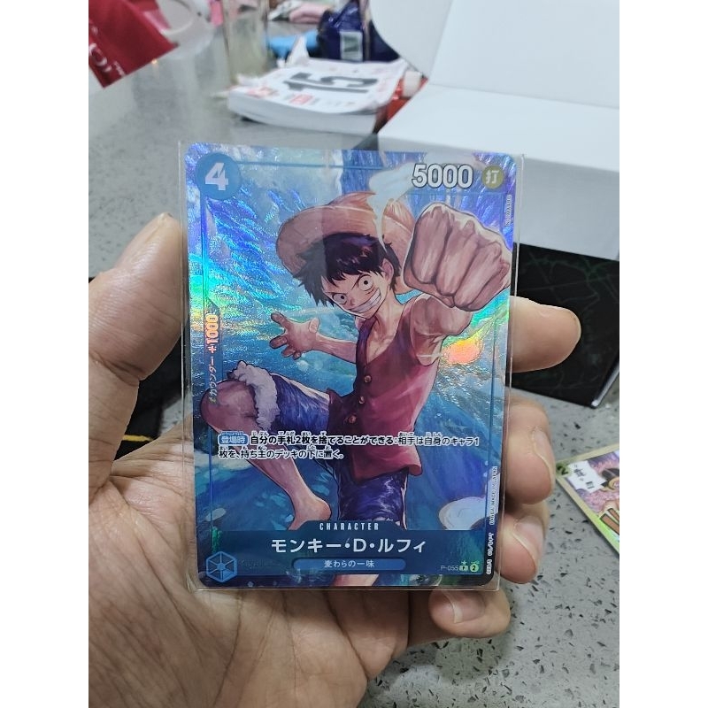 Bandai One Piece OPTCG PRB Parallel AA P-055 Luffy | Shopee Malaysia