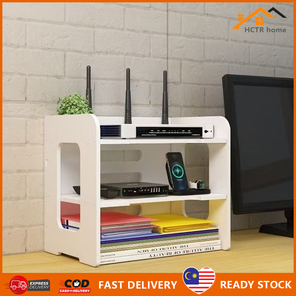 ready stock Living room router rack home living room heightened storage ...
