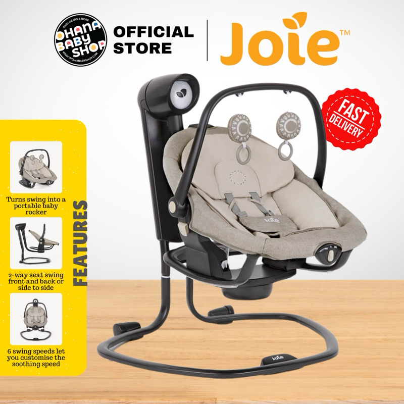 Joie Serina 2in1 Baby Swing and Rocker | Buaian Bayi | Baby Swing | Shopee Malaysia
