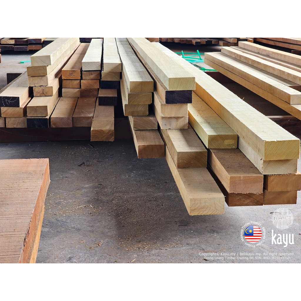 Kayu Chengal Solid Wood 2" x 4" (8 ft) | Shopee Malaysia
