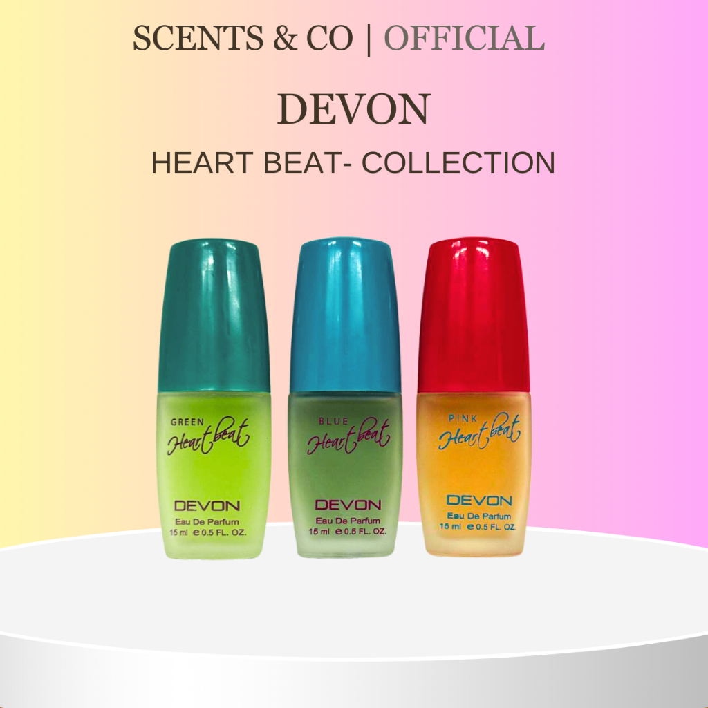 Scents & Co | Devon Heart Beat Pink/Green/Blue Collection For Women EDP ...