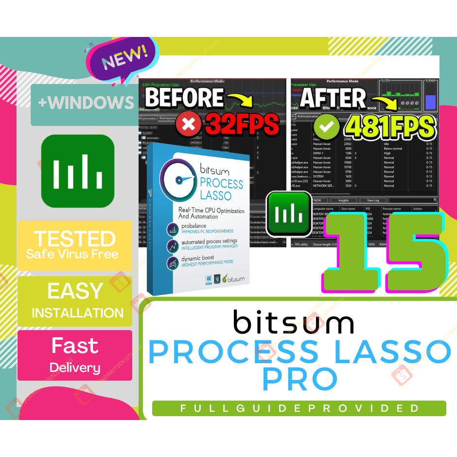 Bitsum Process Lasso 𝐏𝐑𝐎 𝟏𝟓 v15.1🔥 Full Ver 𝐀𝐜𝐭𝐢𝐯𝐚𝐭𝐞𝐝 | Shopee Malaysia
