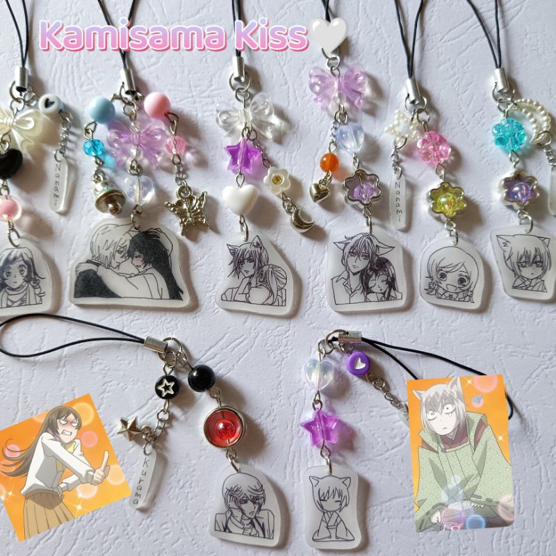 【PuCa】Kamisama Hajimemashita/Tomoe/Nanami/couple/phone charm/keychain ...