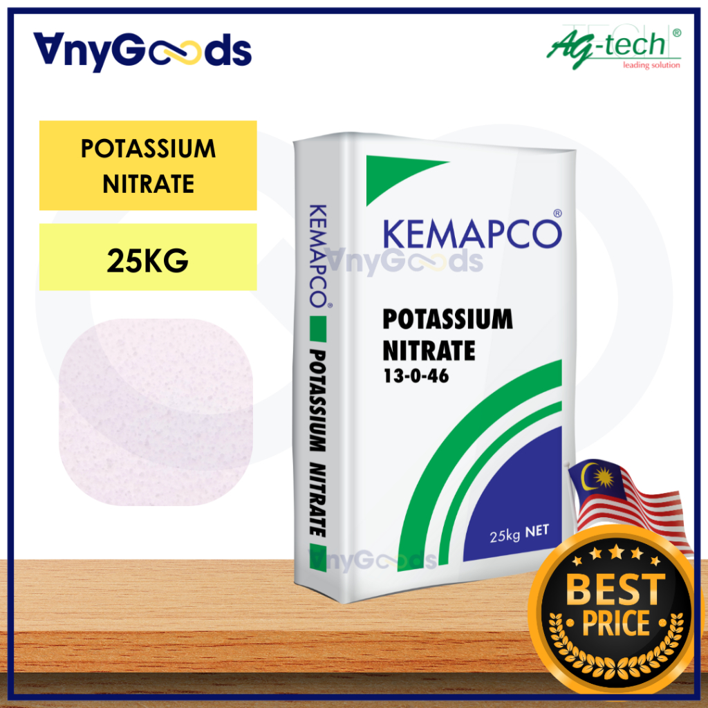 AnyGoods 25kg Ag-Tech KEMAPCO Potassium Nitrate PN Fertigation ...
